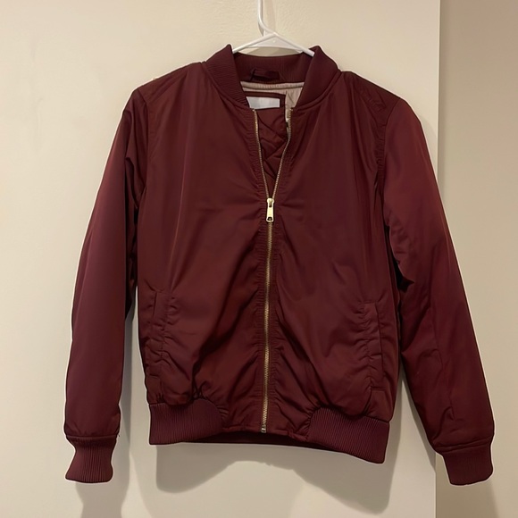 Old Navy | Jackets & Coats | Magenta Bomber Jacket | Poshmark